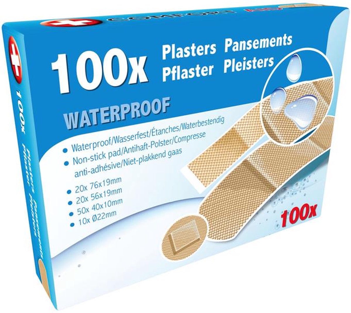 100 Waterproof pleisters | bol