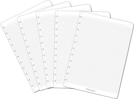 Uitbreidingsset Correctbook A4 met 5 ruitjes bladen | bol.com