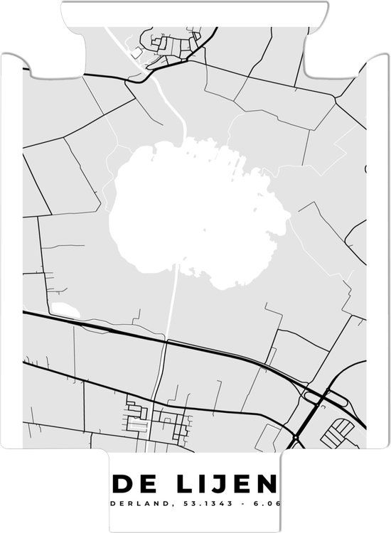 Verwisselbare print voor Fotokoffer - Stadskaart - Plattegrond - De ...