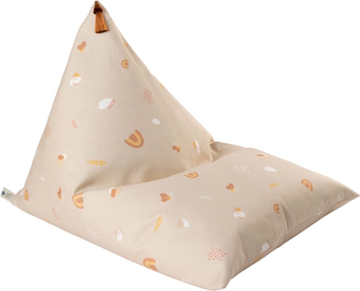 Kinder Zitzak Beanbag Kinderkamer Amber Rainbow Wigiwama - Zitzak Kind ...