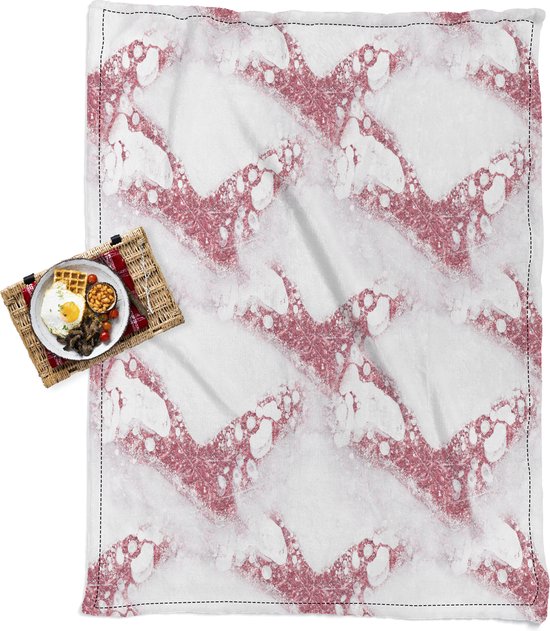 Waterdicht Picknickkleed - Geschikt als Strandlaken / Strandmat - Rose ...