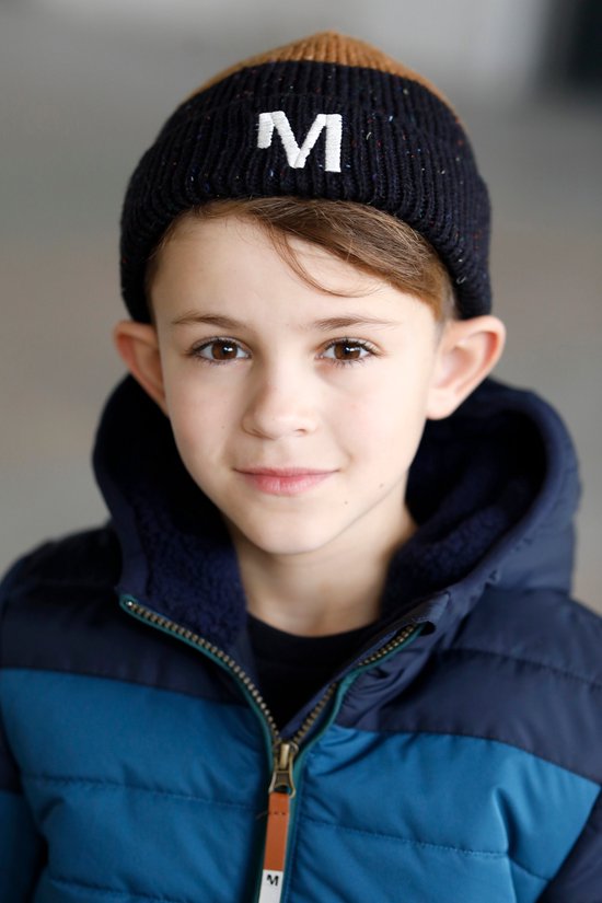 Moodstreet M207-6985 Jongens Muts maat 134-164 - Navy | bol.com