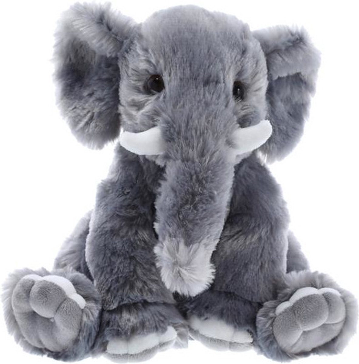 Pluche olifant dierenknuffel grijs 25 cm - Knuffeldieren - Olifanten ...