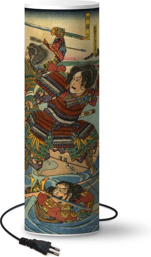 Lampe illustration Samurai - illustration de Samurai sur lampe à eau ...