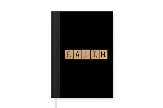 Notitieboek - Schrijfboek - Spreuken - Faith - Quotes - Scrabble ...