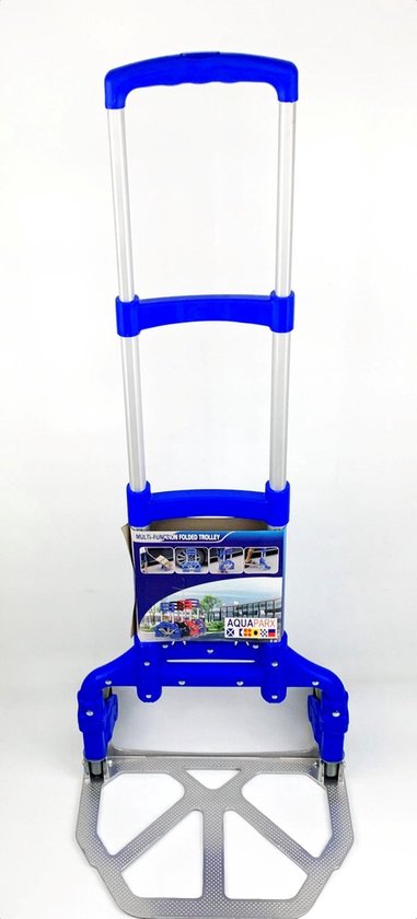 Diable pliant AQUAPARX – avec poignée télescopique – diable à roulettes ...