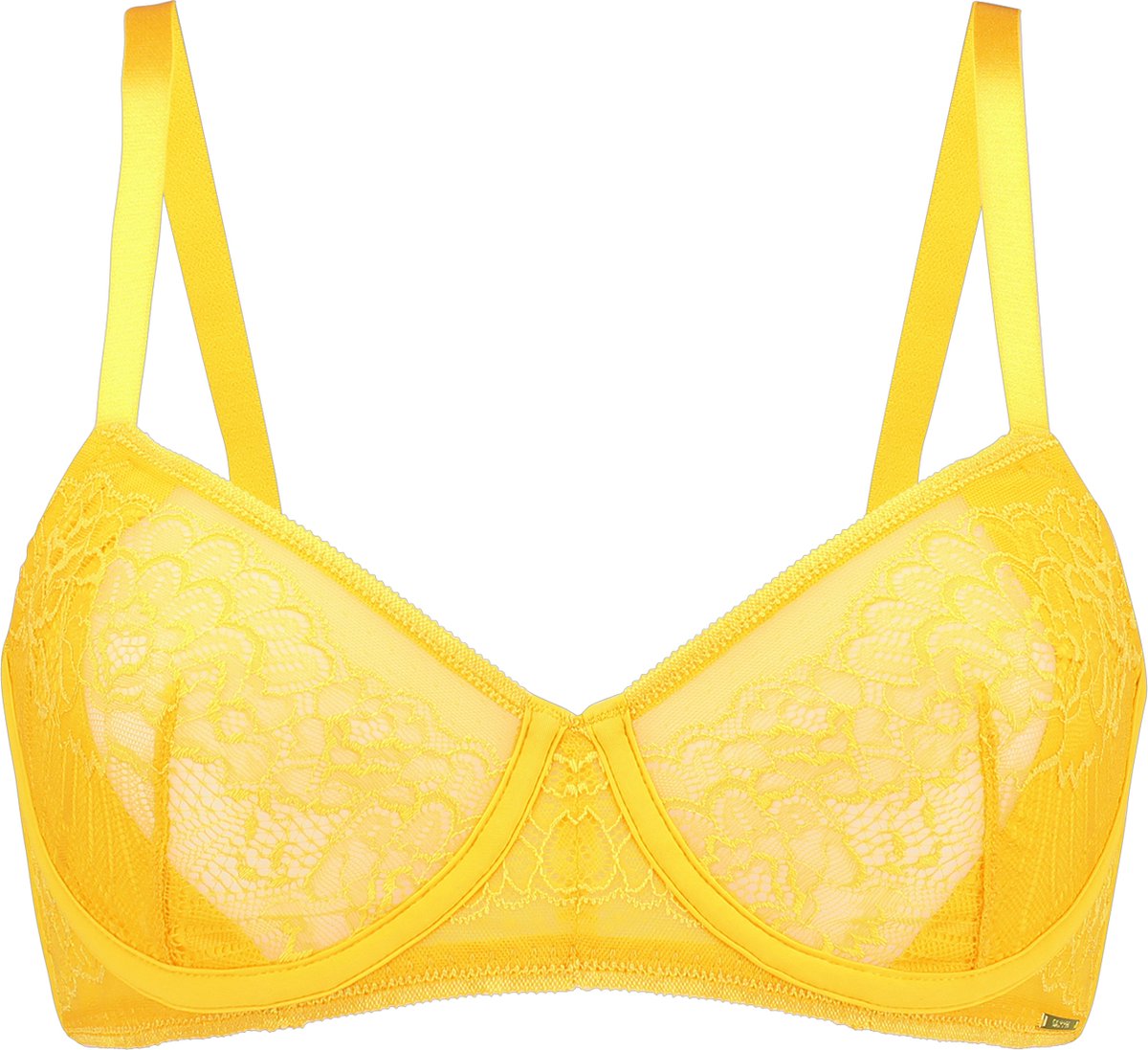 SAPPH - Diana Niet Voorgevormde BH - maat 90D - Geel - Met beugel ...