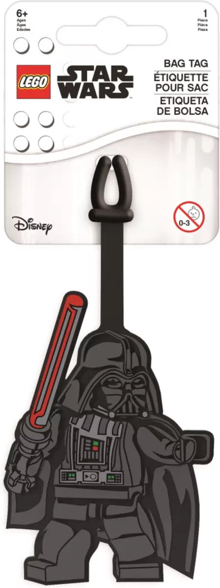 Lego Bagage Label Darth Vader | bol.com