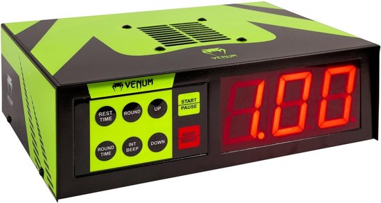 Venum Interval Timer Boxing Round Timer Bokstimer Zwart Geel | bol