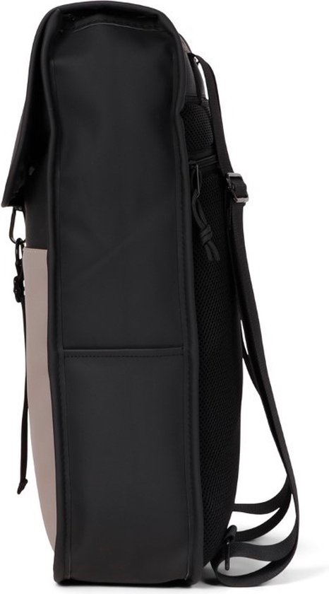 Norlander DUO backpack - Dull PU - Taupe / Zwart | bol