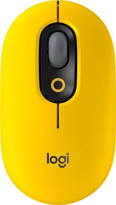 Logitech POP - Draadloze Emoji Muis met Bluetooth - Blast Yellow | bol