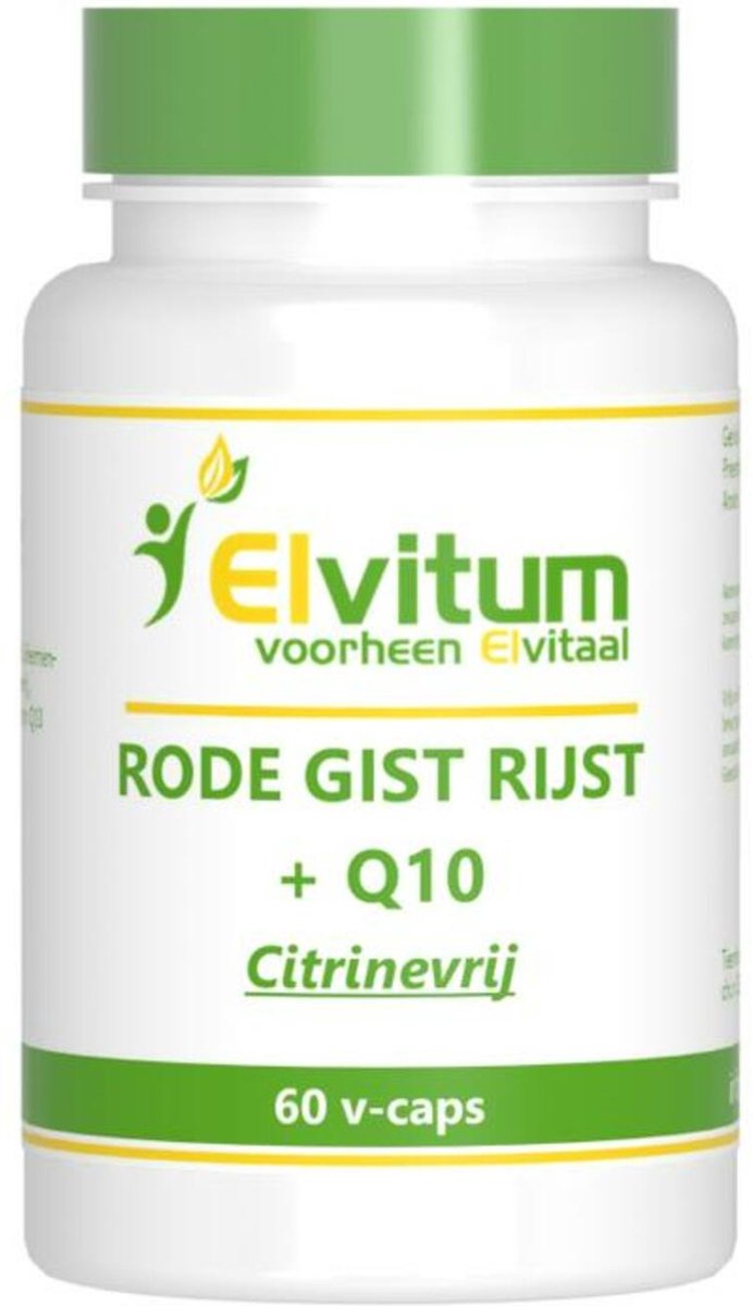 Rode Gist Rijst + Q10 60 V-CAPS | bol