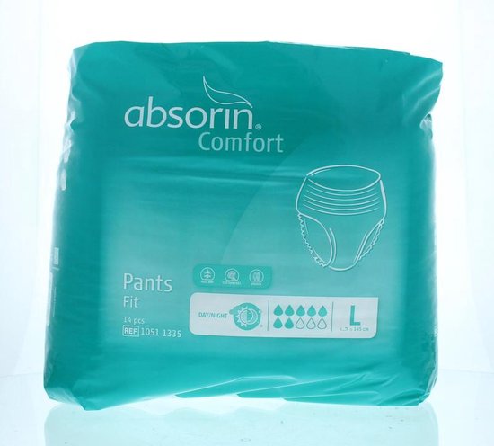 Absorin comfort pant fit - Wit - Non-woven toplaag - Voor mannen en ...