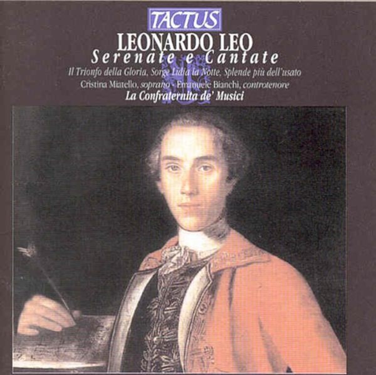 Emanuele Cristina Miatello Soprano - Leo: Serenate E Cantate (CD ...