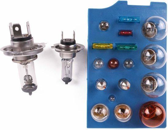 Benson Autolamp H7 en H4 Set in Handige Koffer - 19 delig | bol.com