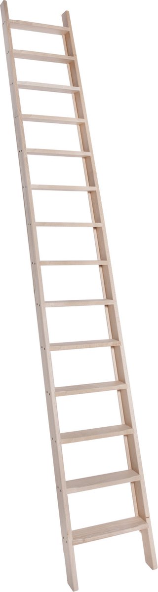 Zoldertrap - 11 treden - Stahoogte 223 cm - Houten ladder ...