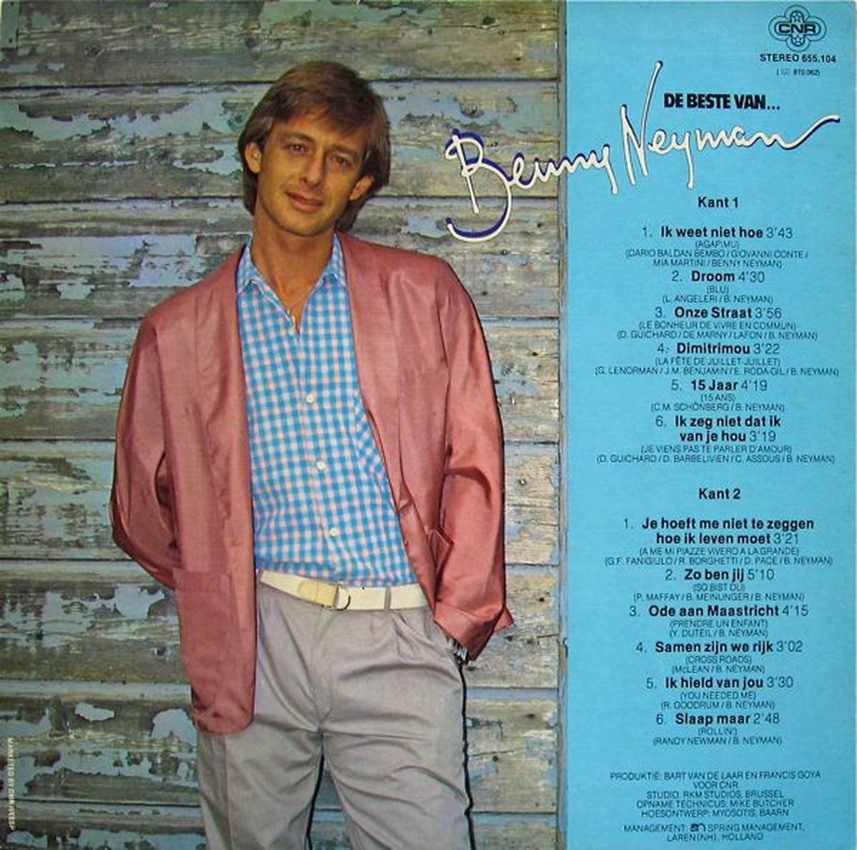 De Beste Van.... Benny Neyman (LP), Benny Neyman | LP (album) | Muziek ...