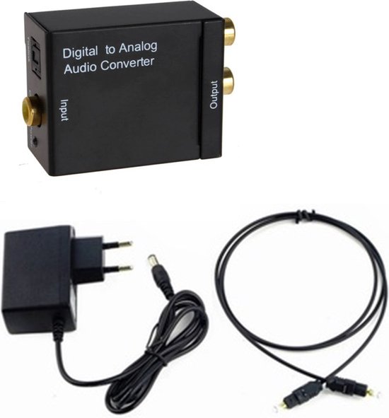 Digital naar Analog Audio Converter box met 5V EU-voeding | bol