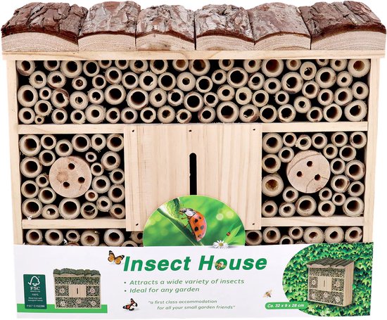 Insectenhotel - Bijenhotel - Insectenhotel groot - Vlinderhotel ...