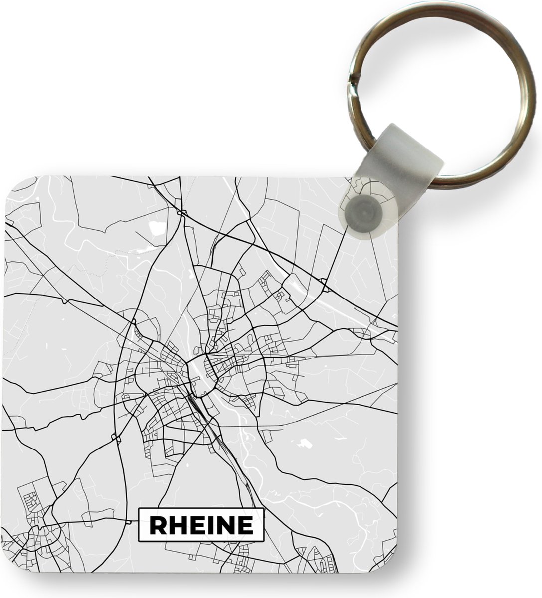 Sleutelhanger - Uitdeelcadeautjes - Rheine - Kaart - Stadskaart ...