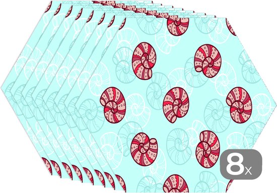 Placemats hexagon - Onderleggers placemats - Placemat zeshoek ... Placemats hexagon - Onderleggers placemats - Placemat zeshoek ...