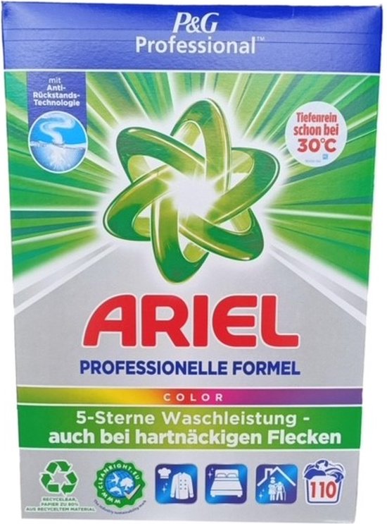 Ariel Professional Waspoeder color - Wasmiddel - 7.15 kg - 110 ...