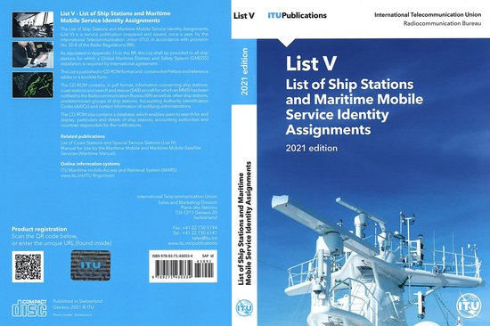 ITU List V - List of Ship Stations and Maritime Mobile Service Identity ...