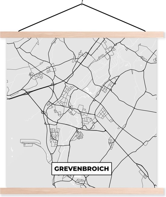 Posterhanger incl. Poster - Schoolplaat - Plattegrond - Grevenbroich ...