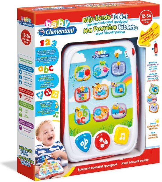 Clementoni Baby Mijn Eerste Tablet | Games | bol