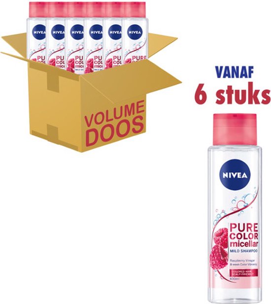 Nivea Shampoo Micellar Pure Color - 6 x 400ml | bol