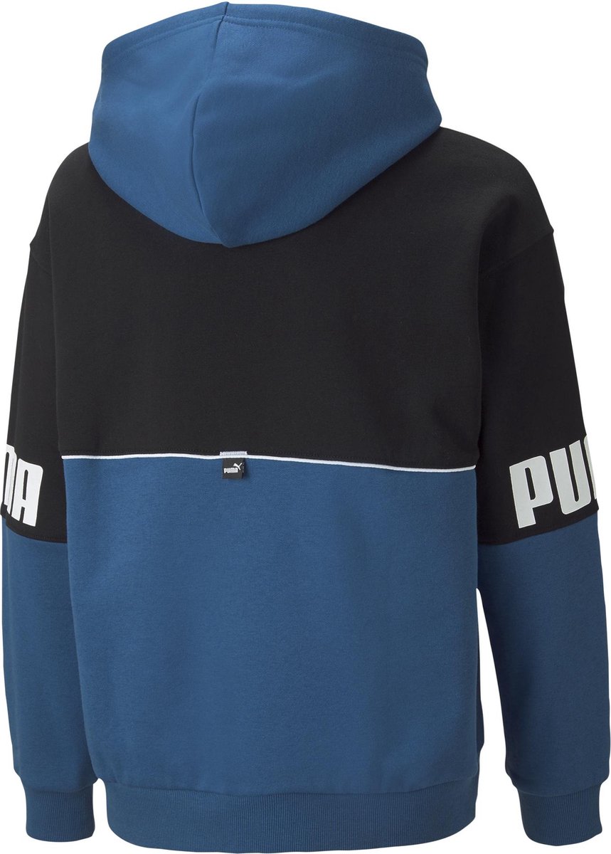 Puma Power Colorblock Hoodie FL B Jongens Trui - Maat 128 | bol