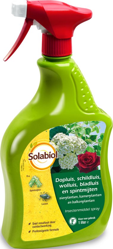Solabiol Insectenmiddel Spray - 1 L - Bestrijdingsmiddel tegen Luizen ...