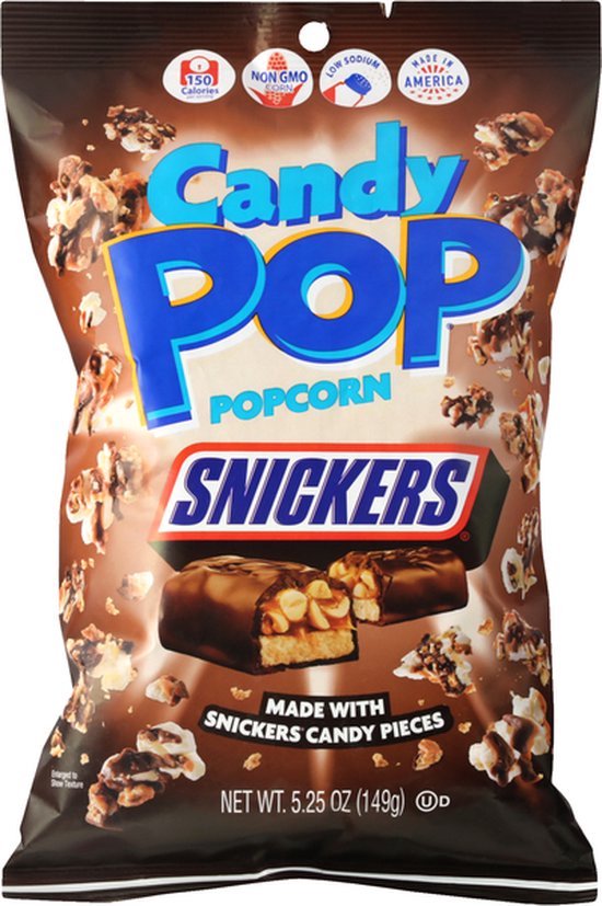 Candy Pop Popcorn Snickers (149g) | bol