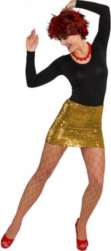 Goud rokje / topje met pailletten 40-42 (l/xl) | bol.com