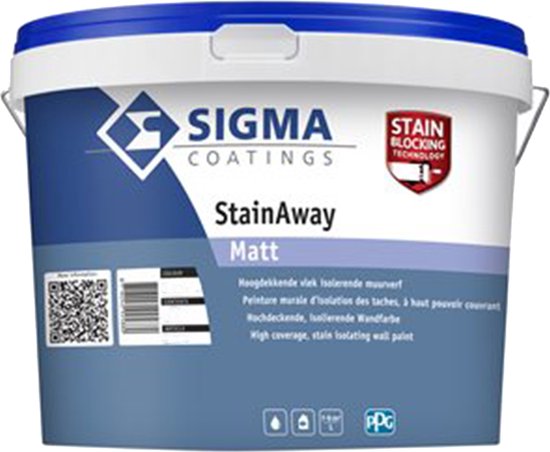 Sigma StainAway Matt - Wit - 10 liter | bol