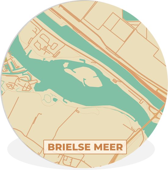 Wall Circle - Wall Circle Indoor - Brielse Meer - City Map - Map ...