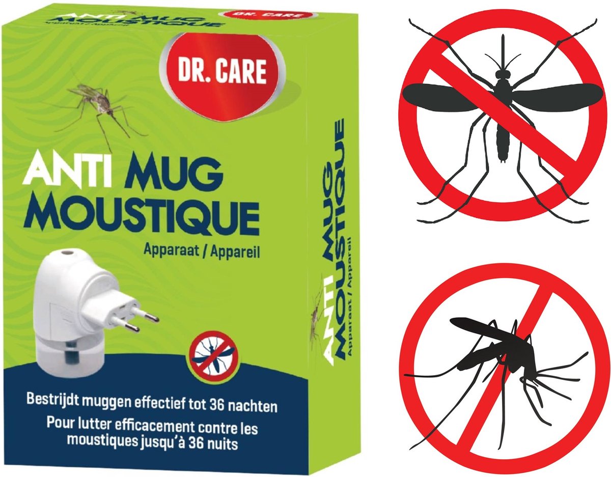 DR. CARE Anti Muggen Stekker + Navul 30ml - Insect killer ...