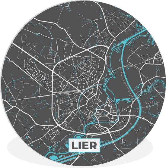 Wall Circle - Wall Circle Indoor - België - Lier - City Map - Map ...