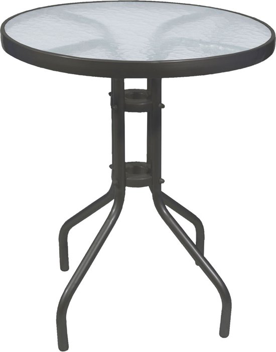 Tuintafel rond 60 x 70 cm - Salontafel buiten - Bistrotafel | bol.com