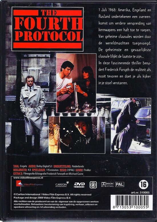 Fourth Protocol (Dvd), Julian Glover | Dvd's | bol