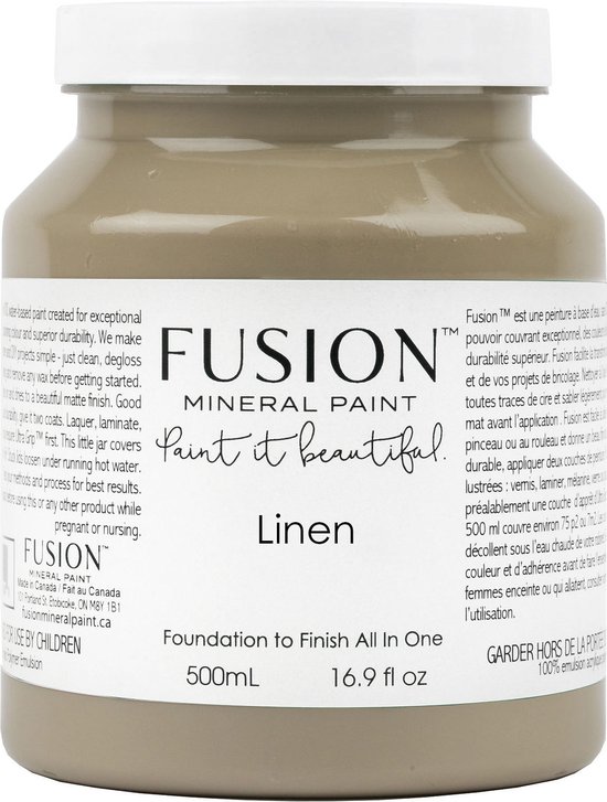 Fusion Paint - Acryl verf - Linen - 500 ML | bol