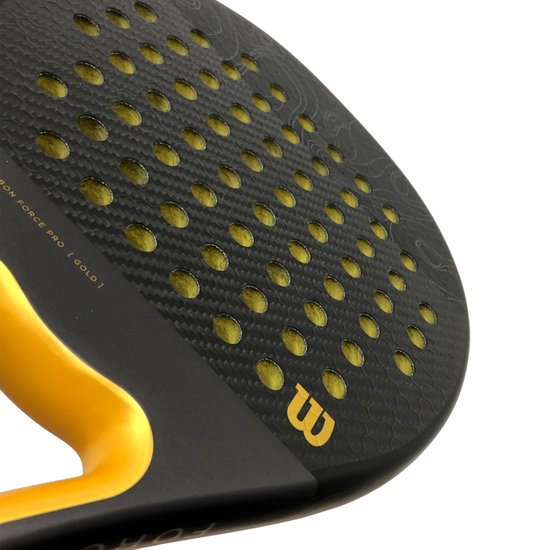 Wilson Carbon Force Pro Gold Padel racket | bol