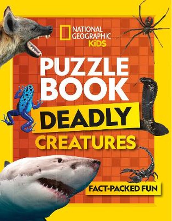 National Geographic Kids- Puzzle Book Deadly Creatures, National ...