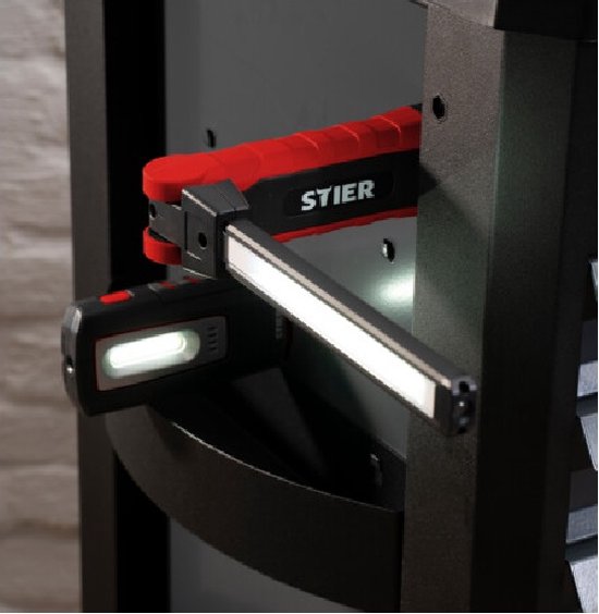 STIER - LED Werklampen Set -300/1000 Lumen - 120° | bol