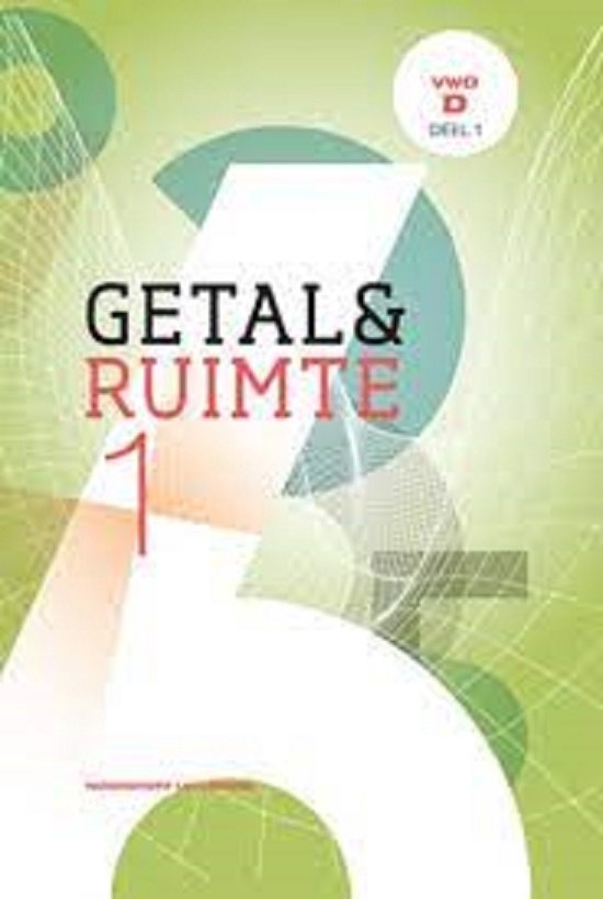 Getal & Ruimte 11e ed leerboek vwo D deel 1 | 9789001842383 | Boeken | bol