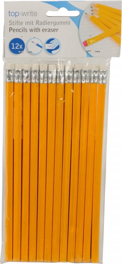 Potloden HB grijs - 12x stuks - basic tekenpotloden | bol