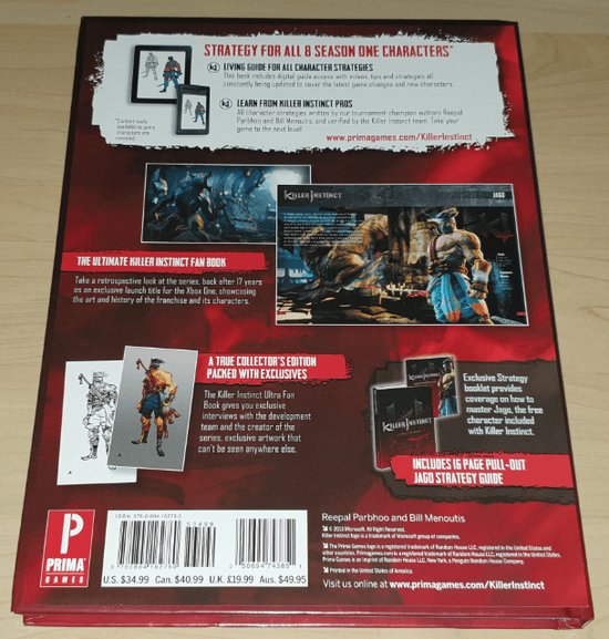 Killer Instinct: Ultra Fan Book, Reepal Parbhoo | 9780804162760 ...