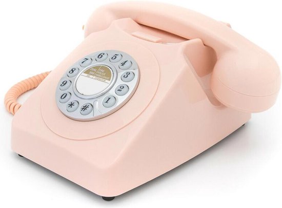 Gpo 746pushpin Telefoon Retro Jaren ‘70 Druktoetsen Roze Bol