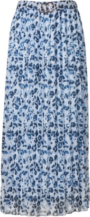 Dames plisse rok elastische tailleband vastzittende ceintuur gouden ...