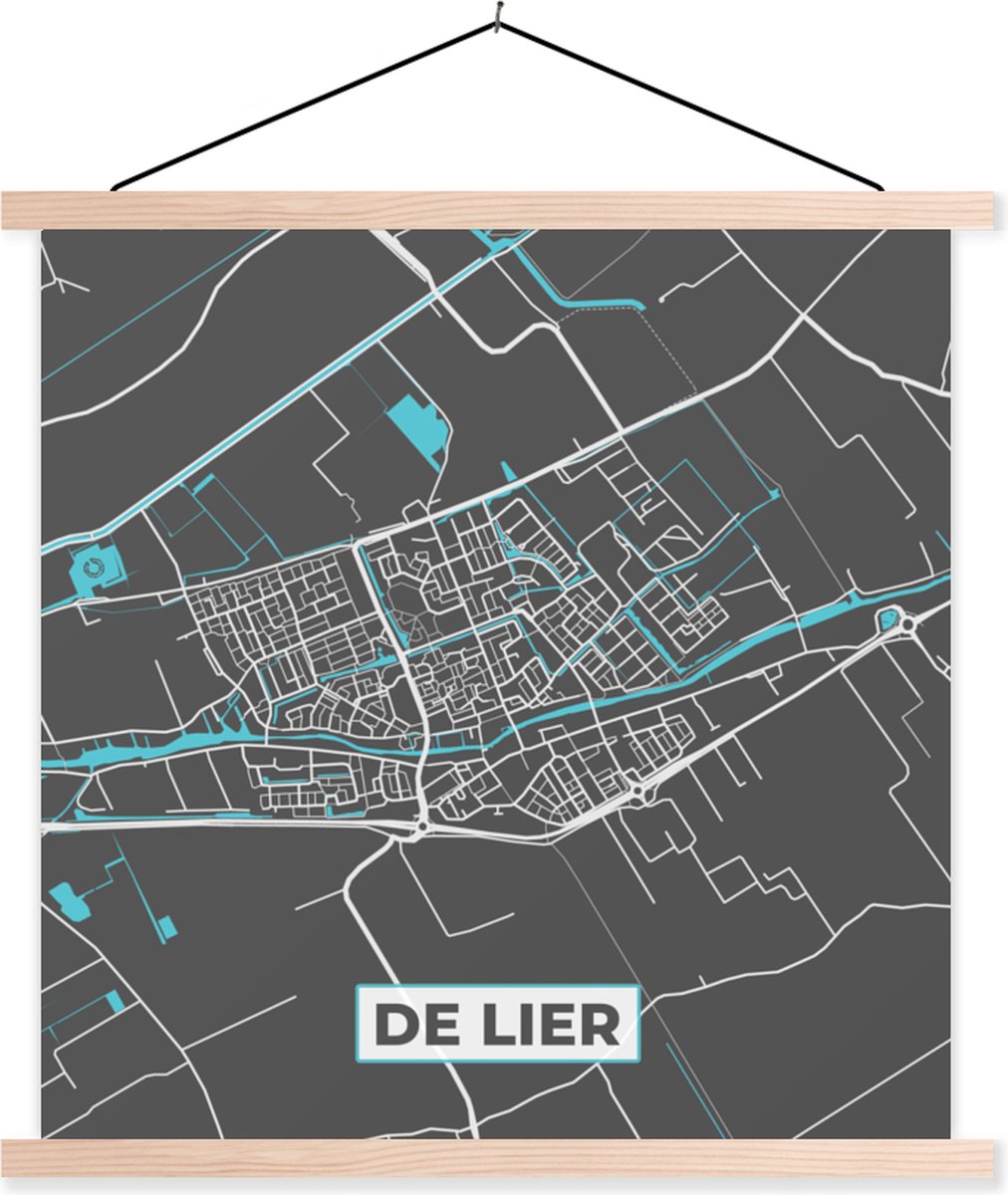 Porte-affiche avec affiche - Affiche scolaire - De Lier - Plan de la ...